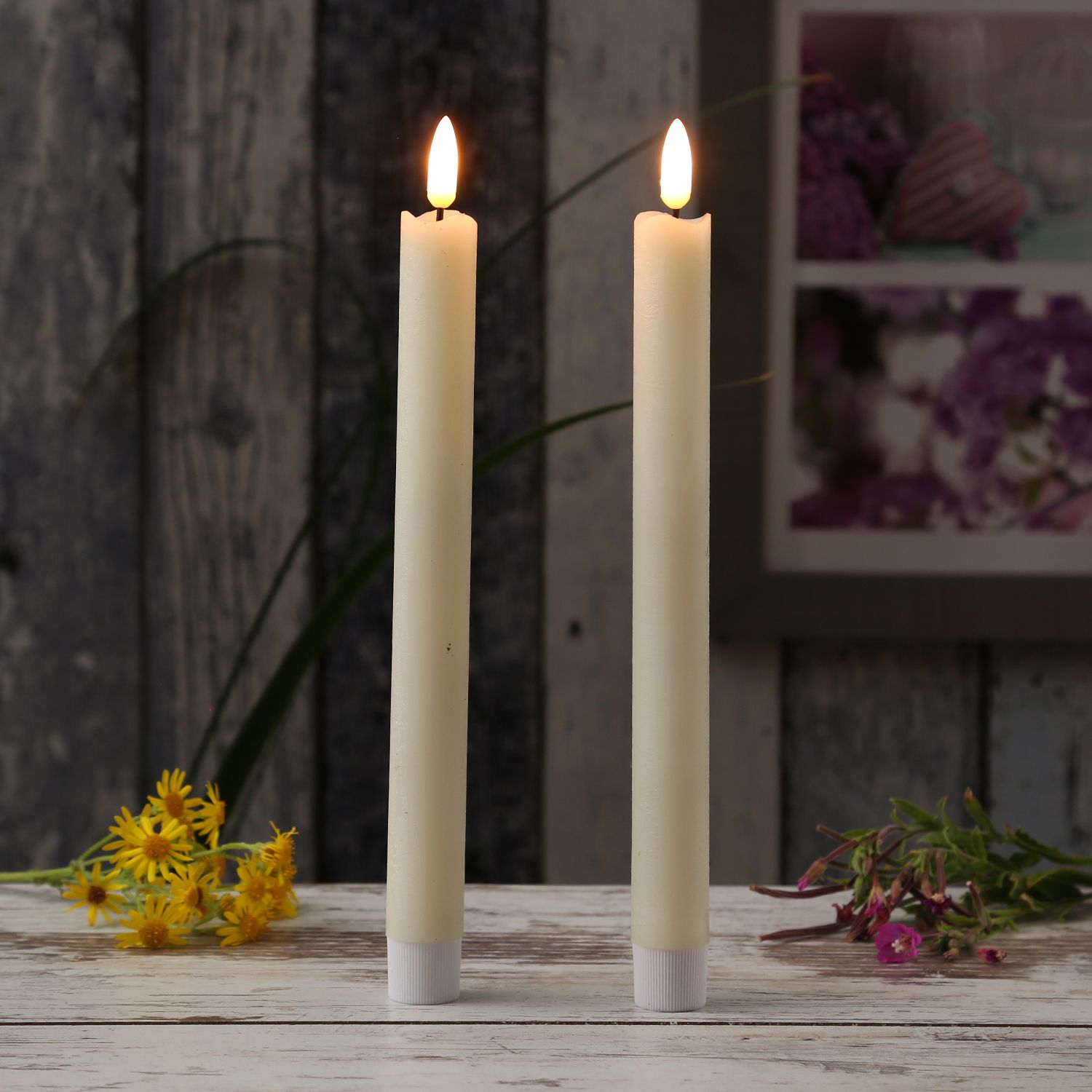 LED Kerzen aus Echtwachs